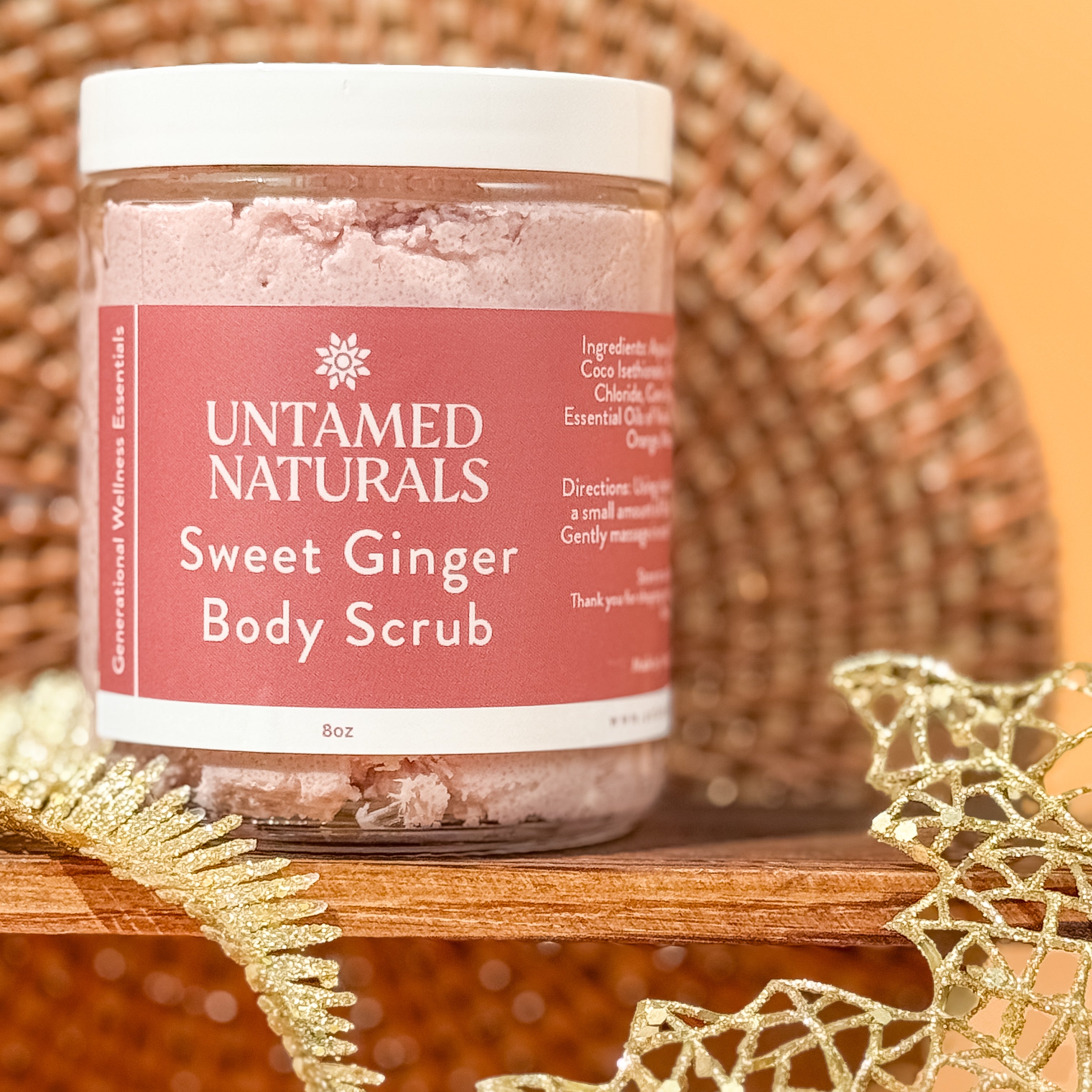 Sweet Ginger Foaming Body Scrub – UnTamed Naturals